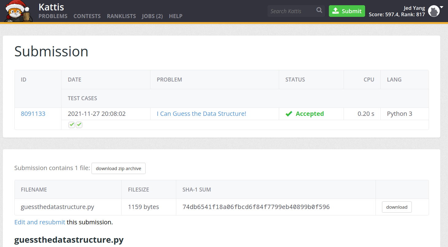 COS 216, Spring 2022 - Jed Yang